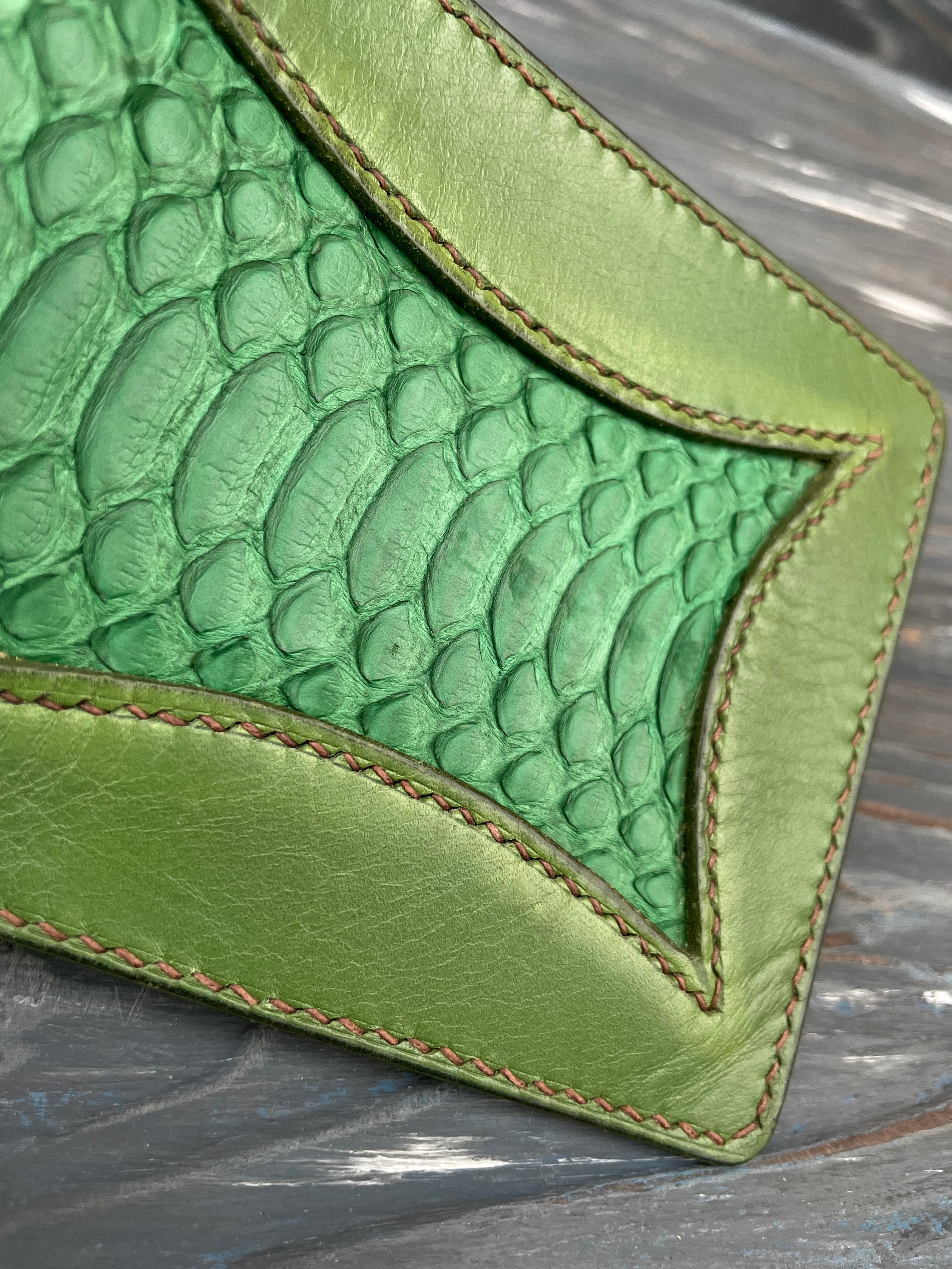 Python Leather Wallet - Etsy UK