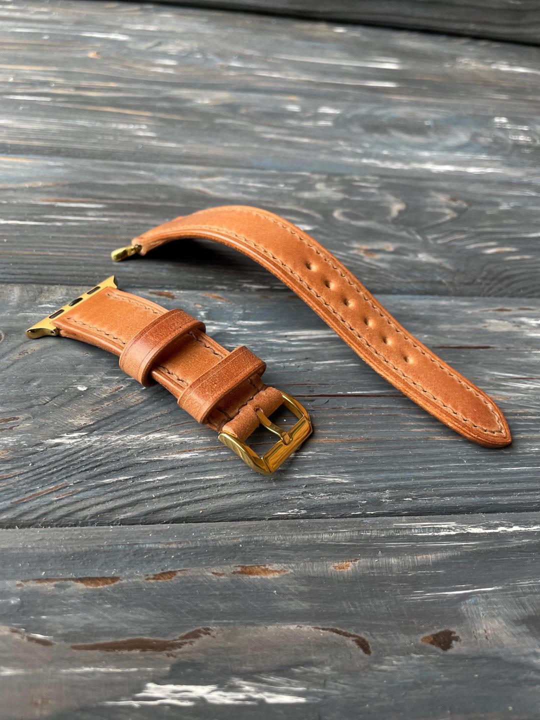 Shell Cordovan Leather Strap, 22mm Premium Strap Watch - Etsy
