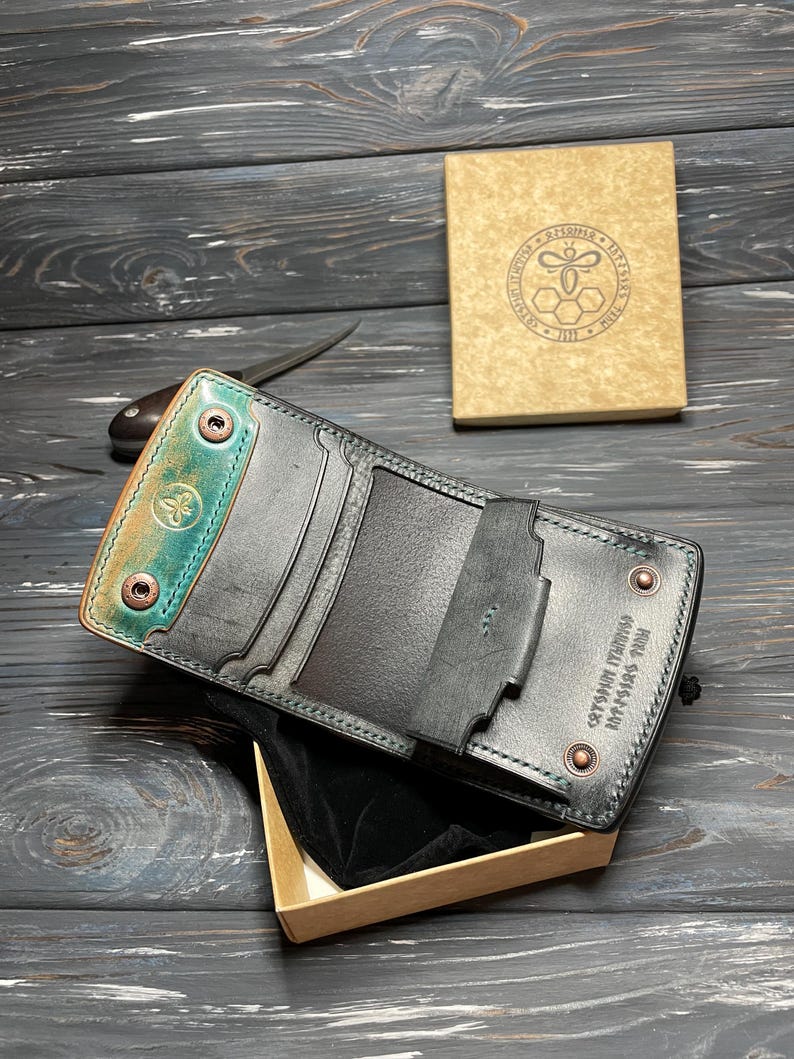 Shell Cordovan Wallet Premium Custom Wallet Bifold Wallet Edc Wallet ...