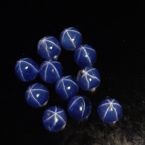 6 MM Natural Blue Star Sapphire Gemstone Top Quality Star - Etsy