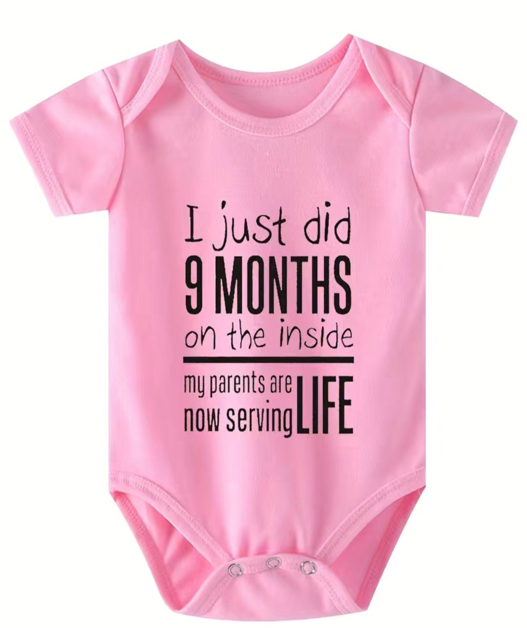 I Just Did 9 Months Inside Onesie - Etsy