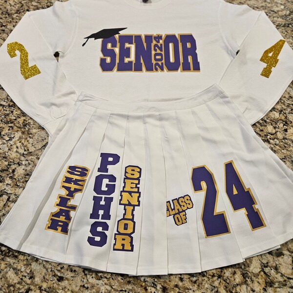 Pleated Graduation Skirt 2024 - Etsy