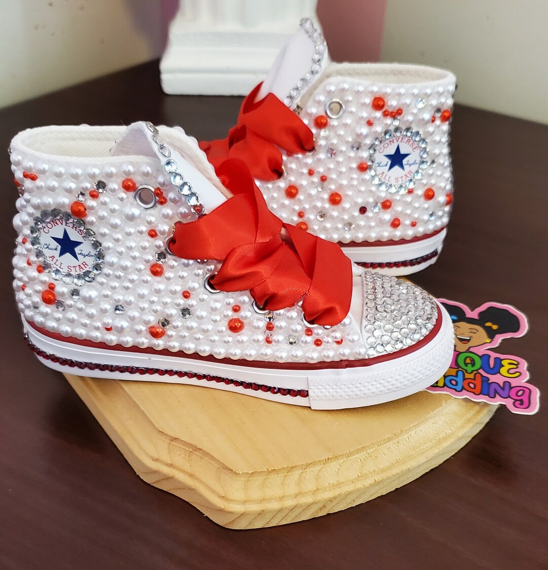 Christmas Custom Converse, Bling Sneakers, Birthday Sneakers, Delta ...