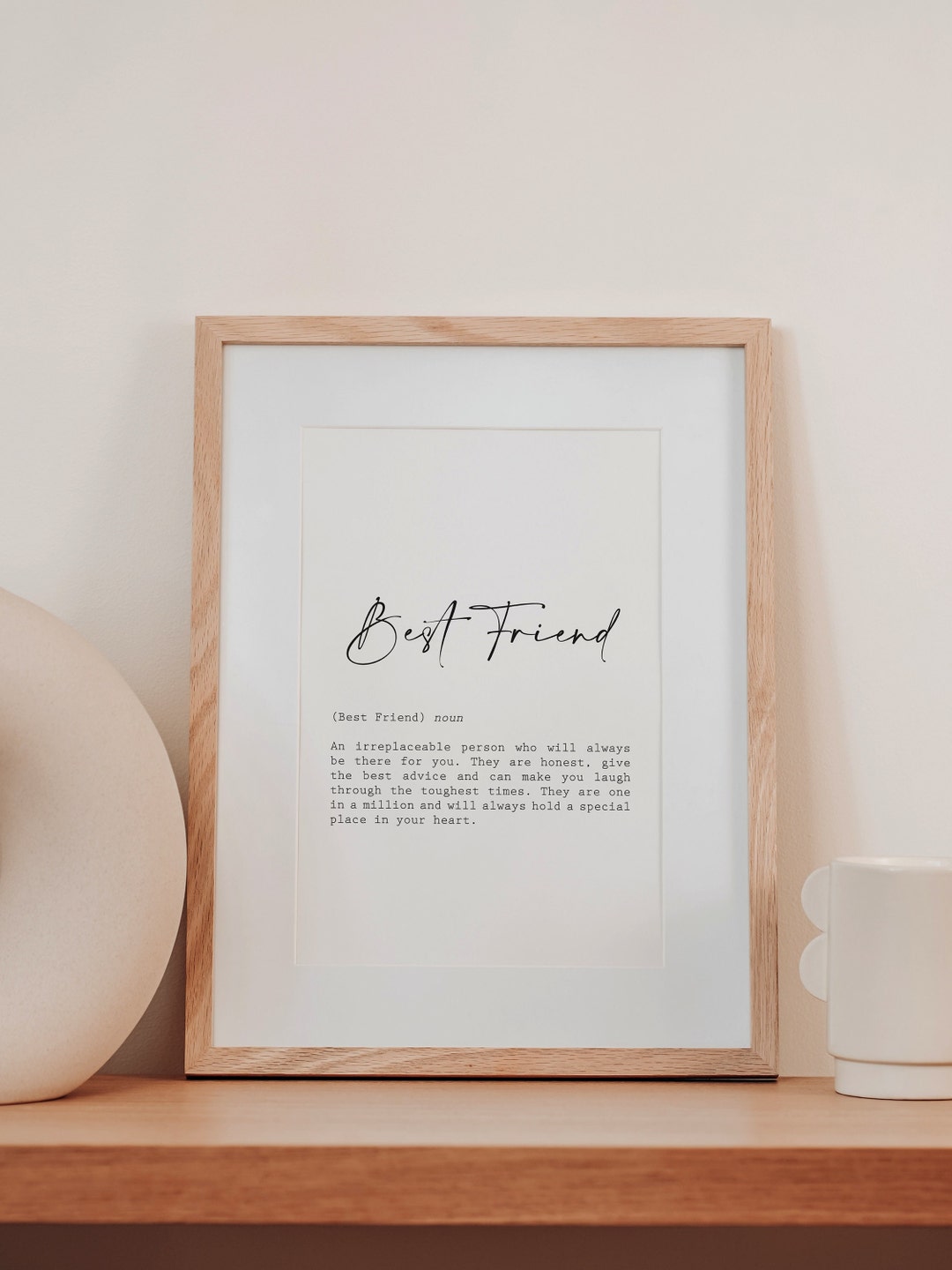 Noun Best Friend Print A5 A4 A3 Prints Noun Prints - Etsy