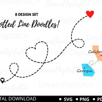 Distance Svg - Etsy
