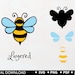 Layered Bee SVG, Bumble Bee, Honey Bee Svg, Clipart, Bee PNG SVG Cut ...