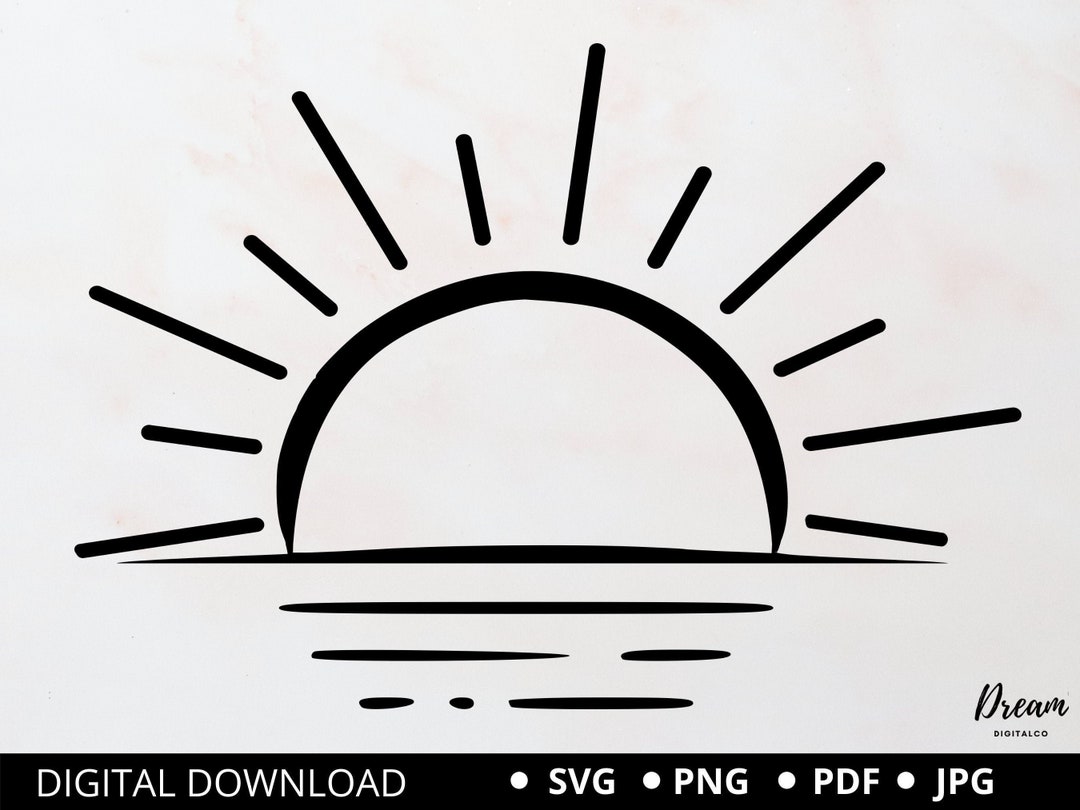 Sun Svg, Sunburst SVG, Sun Clipart, Sunshine Svg, Beach Svg, Summer Sun ...