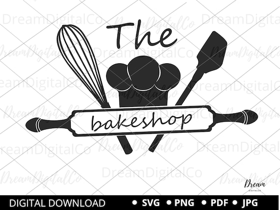 Baking SVG Baking Monogram SVG Kitchen SVG Kitchen Baking | Etsy