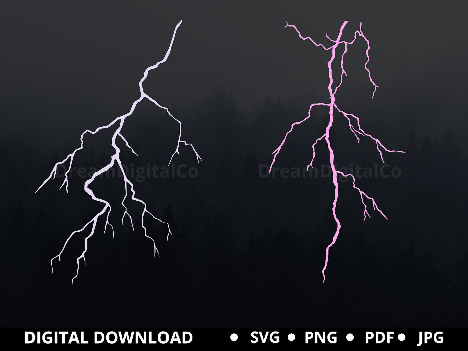 Lightning Svg, Thunder Svg, Thunder Clipart, Lightning Bolt Svg Cut ...