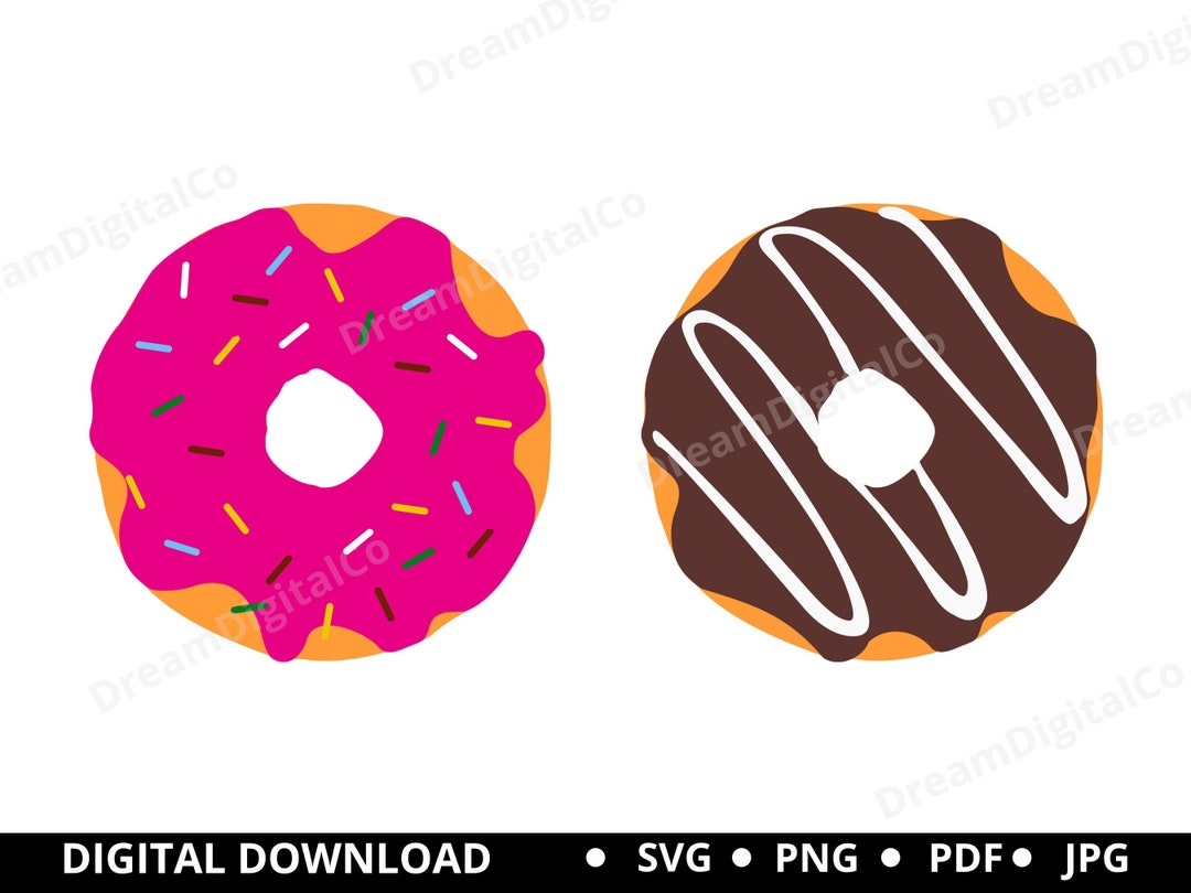 Donut SVG, Donut Layered, Sprinkle Donut, Doughnut, Birthday ...