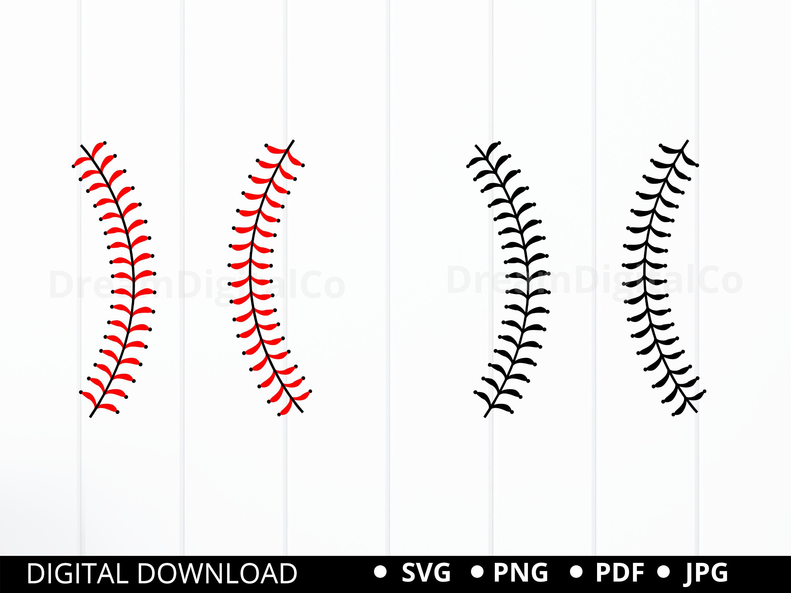 Baseball Svg, Baseball Stitches, Softball, Baseball Threads, Baseball ...
