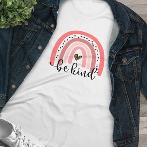 Be Kind Rainbow SVG, Be Kind SVG, Rainbow Png Svg Cut File for Cricut ...