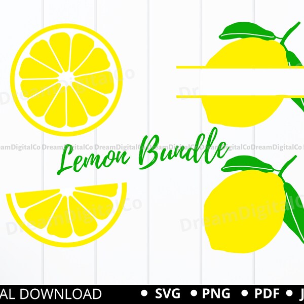Lemon Svg - Etsy