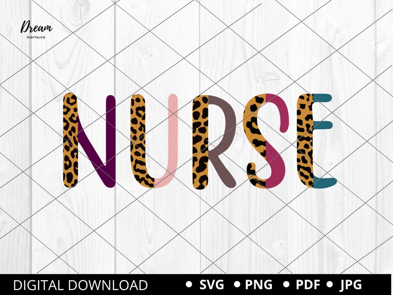 Leopard Nurse SVG Nurse Png Nurselife Nurse Life Nursing - Etsy