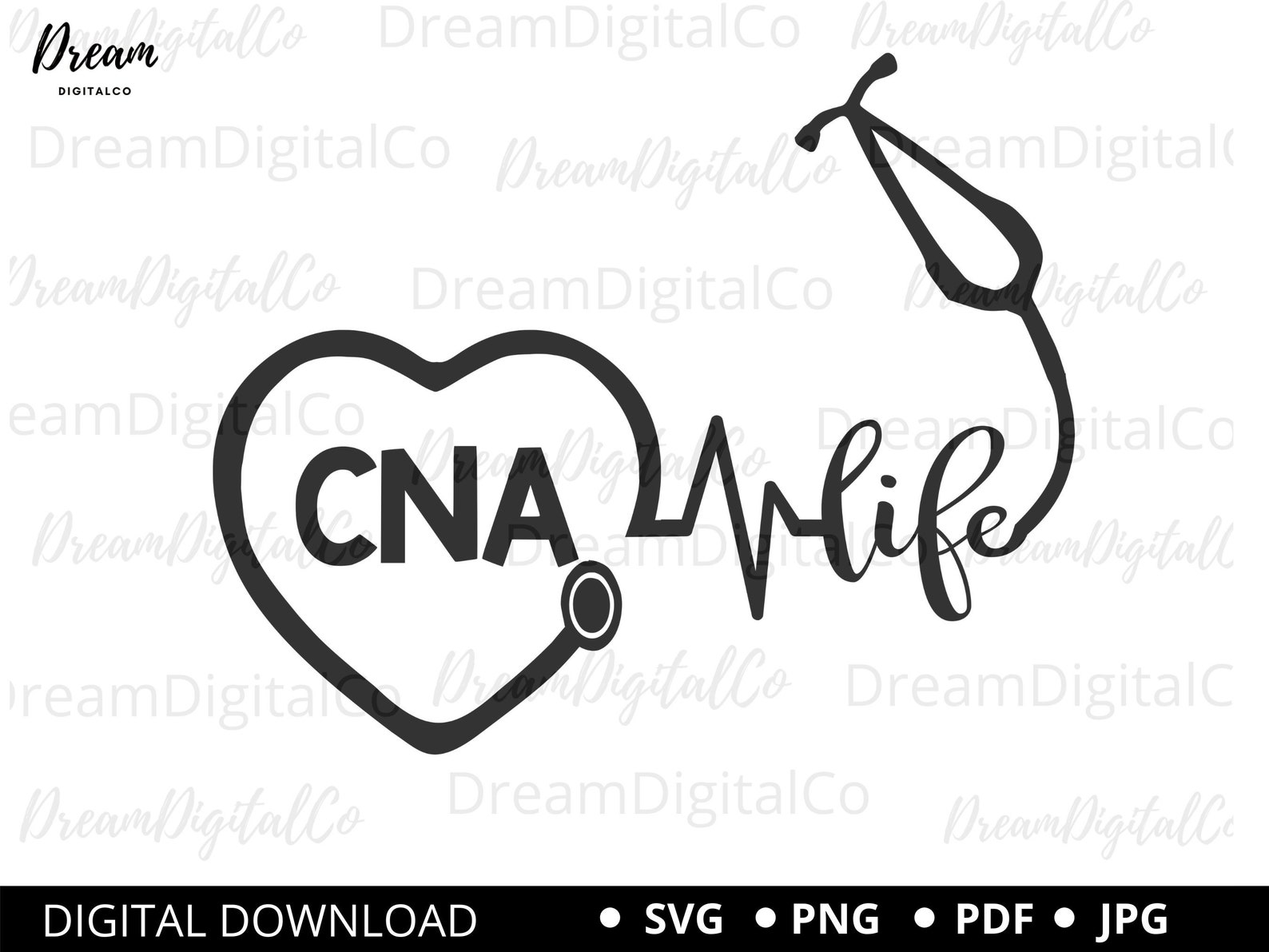 CNA Nurse life svg Cna svg files Cna svg nurse png svg | Etsy