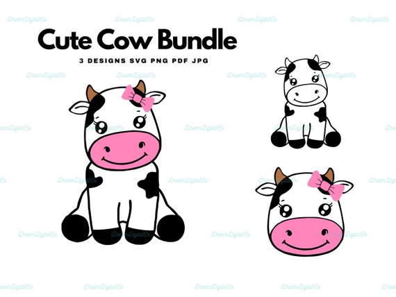 Cute Baby Cow Clipart