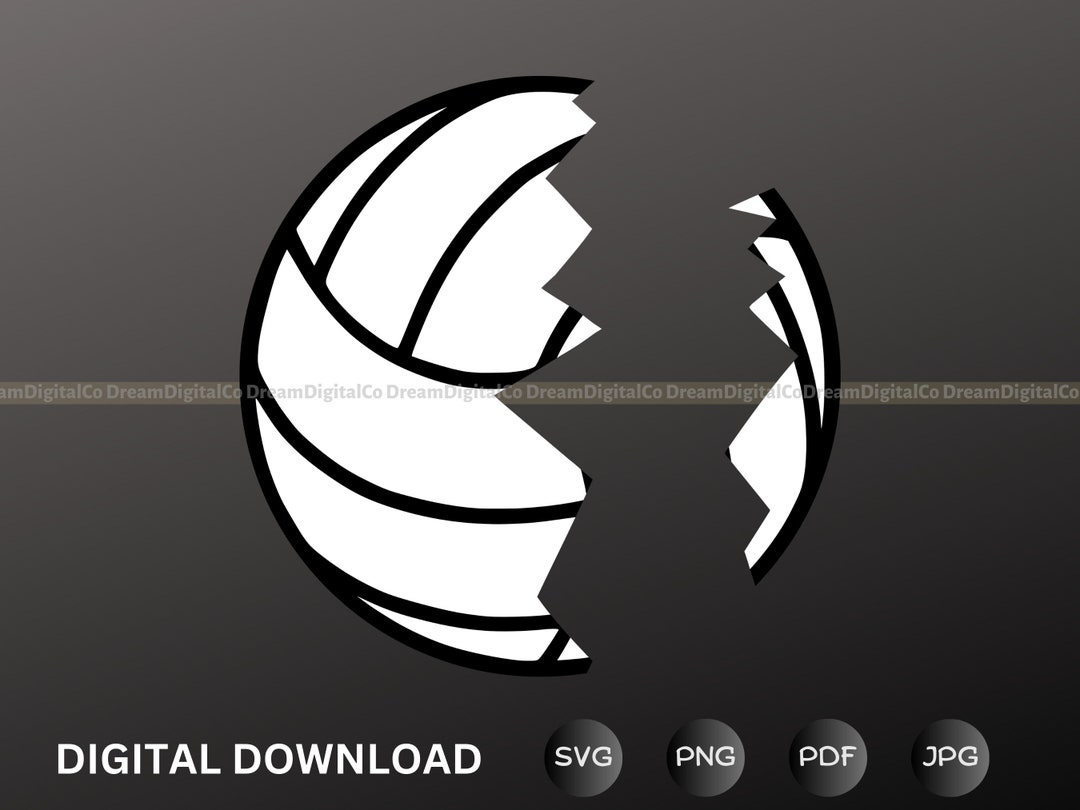Volleyball SVG, DIY Volleyball Split Monogram Svg, Volleyball Name ...
