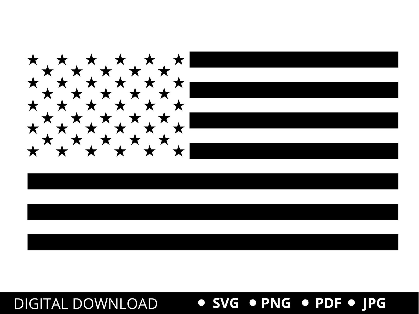 American Flag Svg, Us Flag Svg, USA Flag Clipart, US Flag Clipart, Cut ...