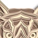 Tiger head multilayer SVG/ Tiger cut file/ 3D layer/ Plywood | Etsy