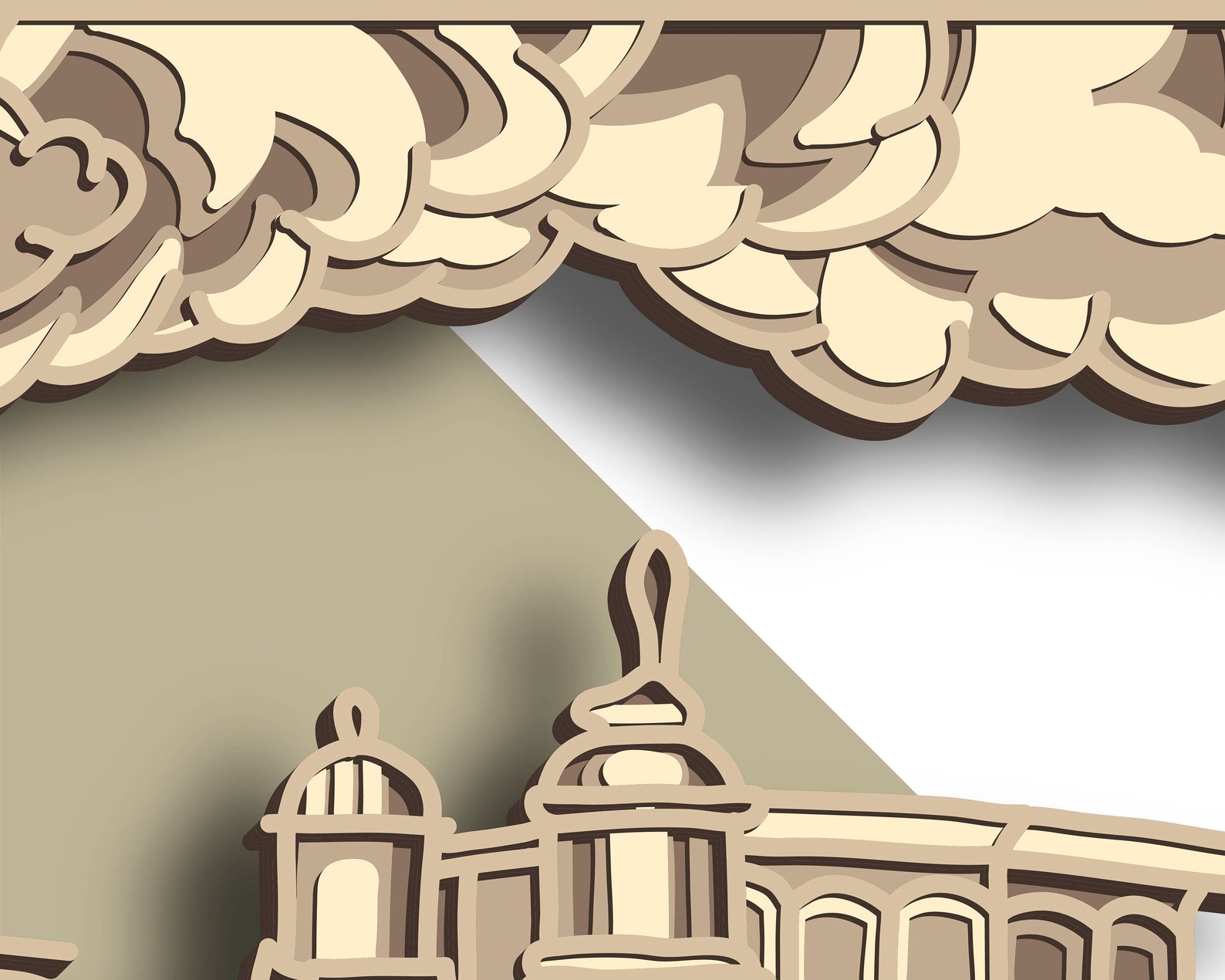 Train Multilayer SVG/ Train Cut File/ 3D Layer/ Plywood | Etsy Canada