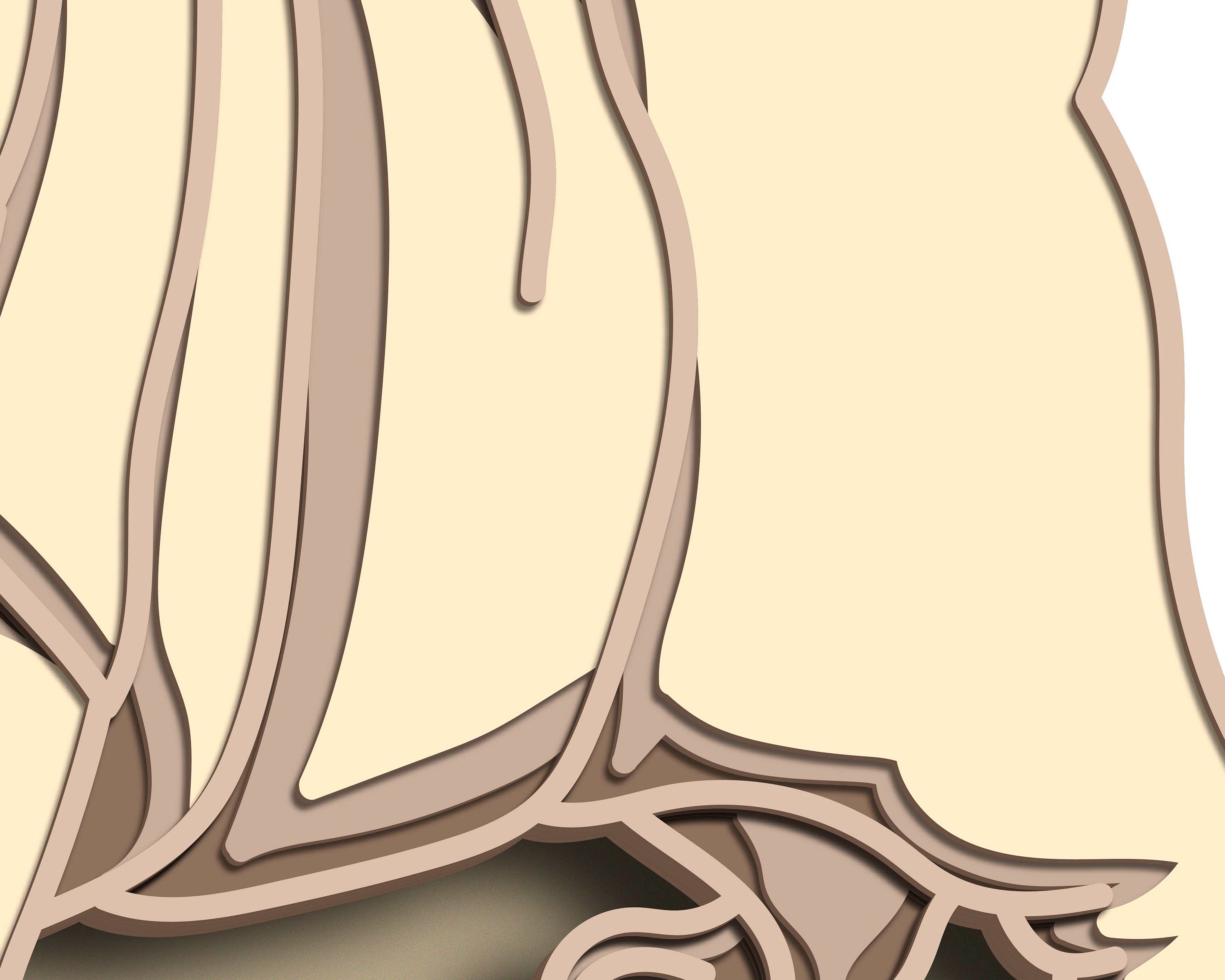 Pug Multilayer SVG/ Pug Cut File/ 3D Layer/ Plywood Cutting/ - Etsy