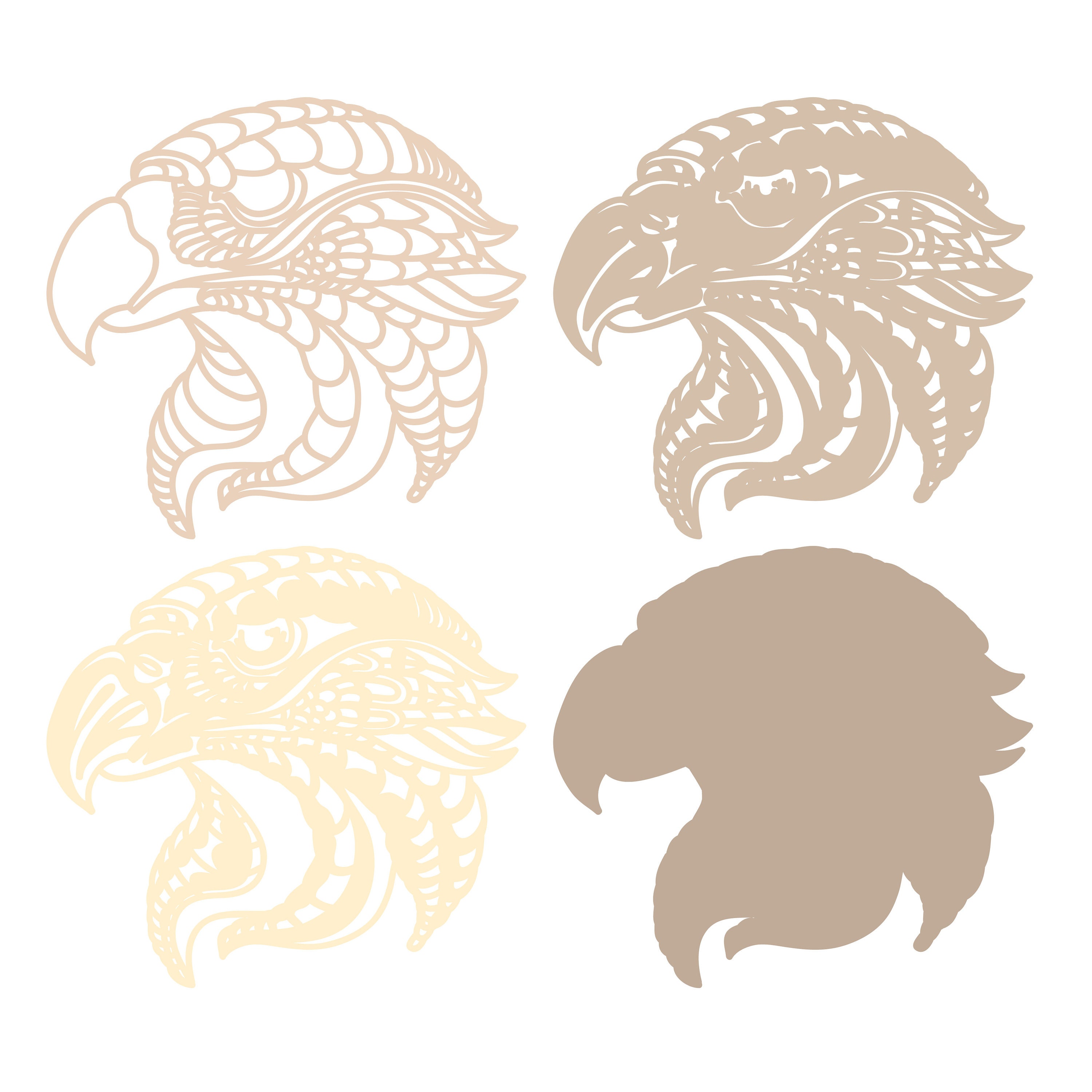 Eagle Multilayer SVG/ Eagle Cut File/ 3D Layer/ Plywood - Etsy