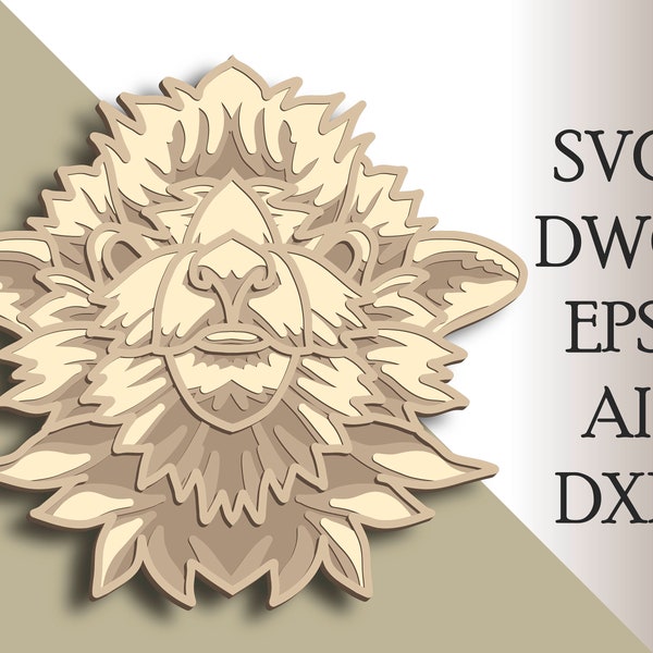 3d Mandala Sheep Svg - Etsy