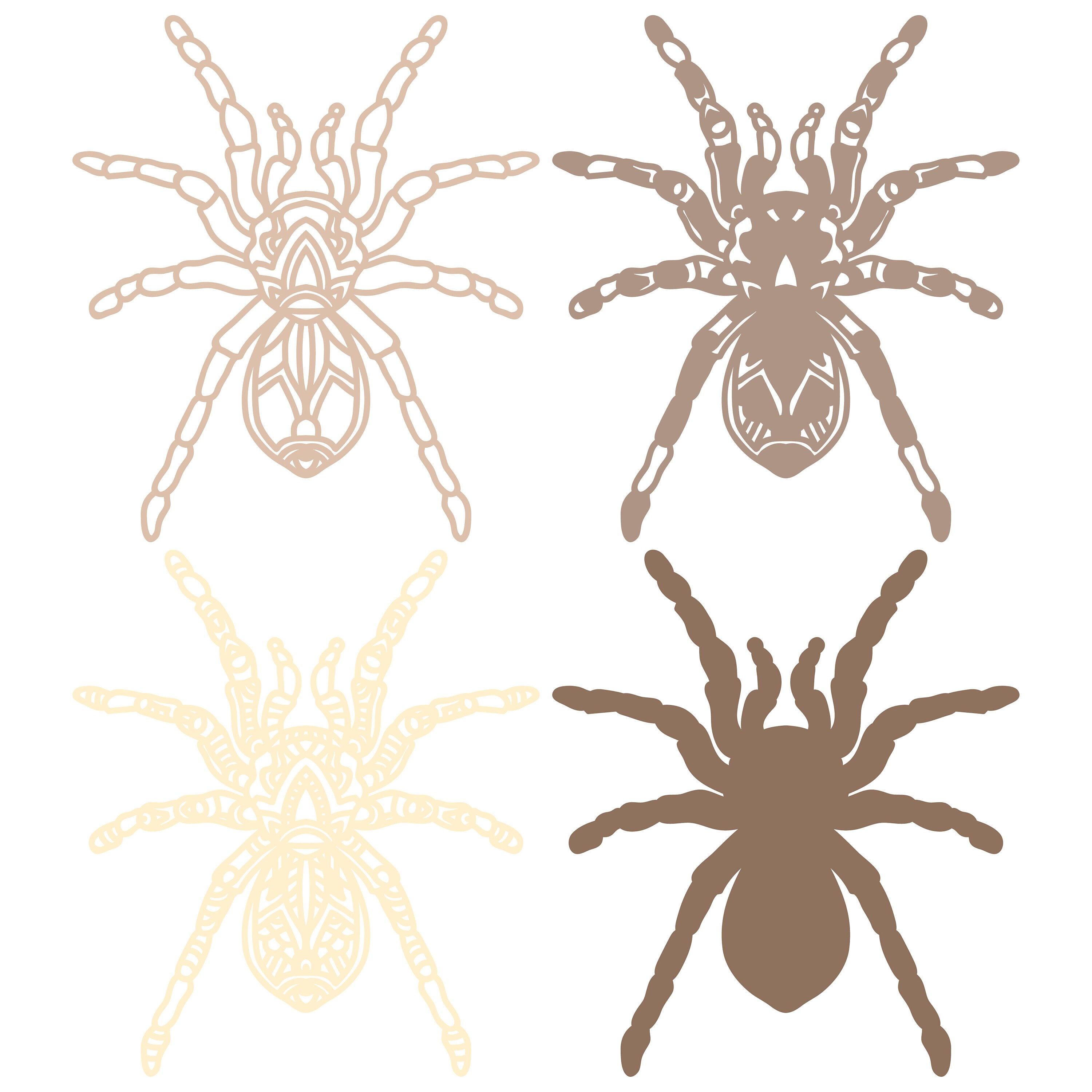 Spider Multilayer SVG/ Spider Cut File/ 3D Layer/ Plywood - Etsy