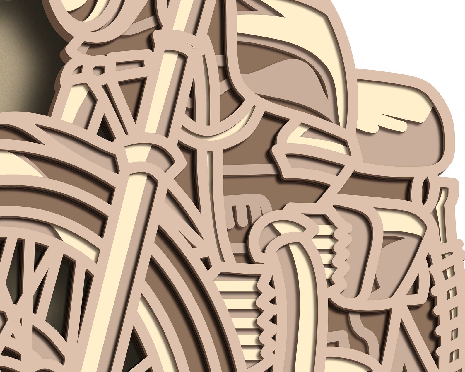 Moto Multilayer SVG/ Moto Cut File/ 3D Layer/ Plywood Cutting/ - Etsy