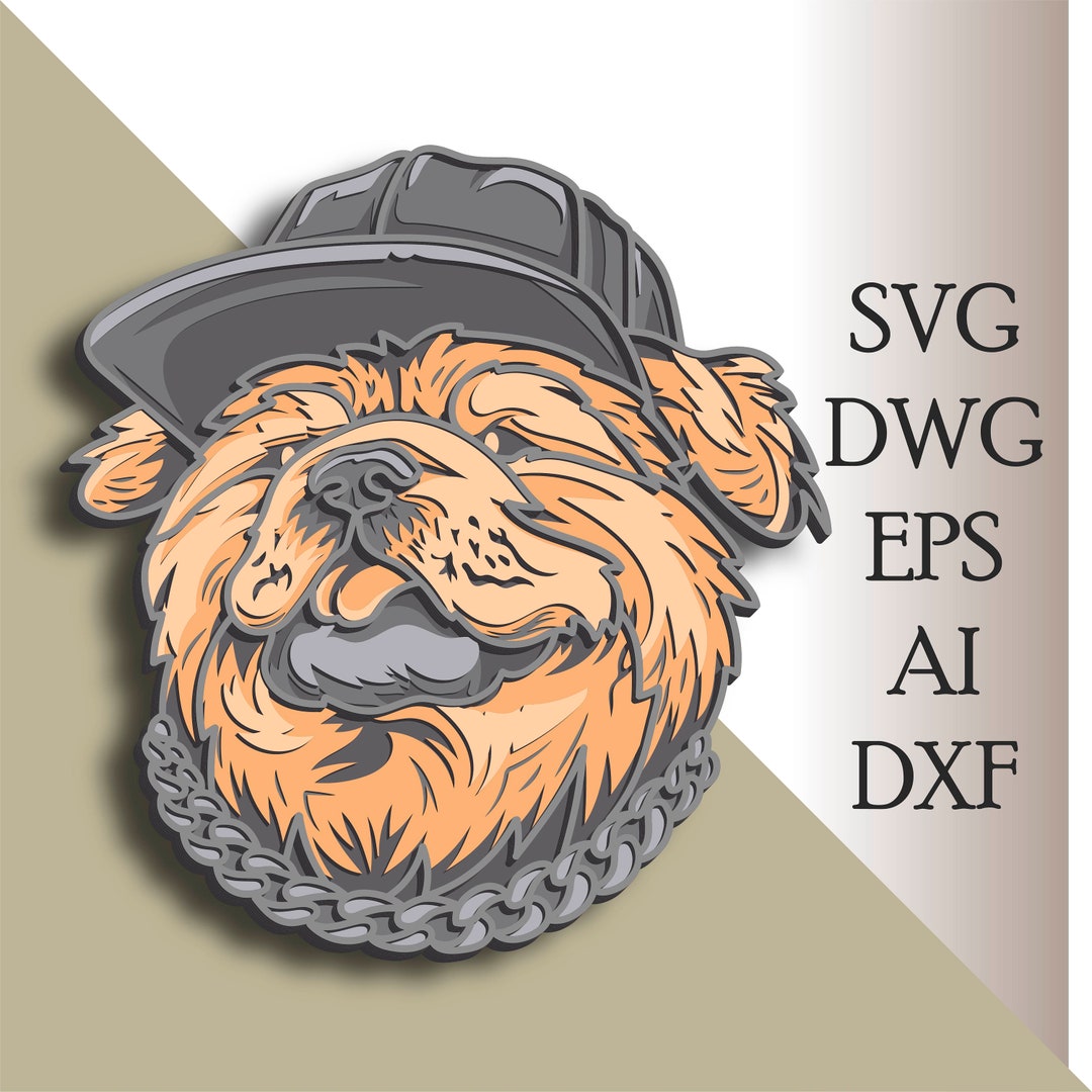 Chow Chow Multilayer SVG/ Chow Chow Cut File/ 3D Layer/ Plywood Cutting ...