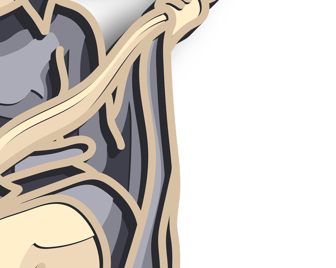 Witch 3D Multilayer SVG/ Witch Mandala Cut File/ 3D Layer/ - Etsy