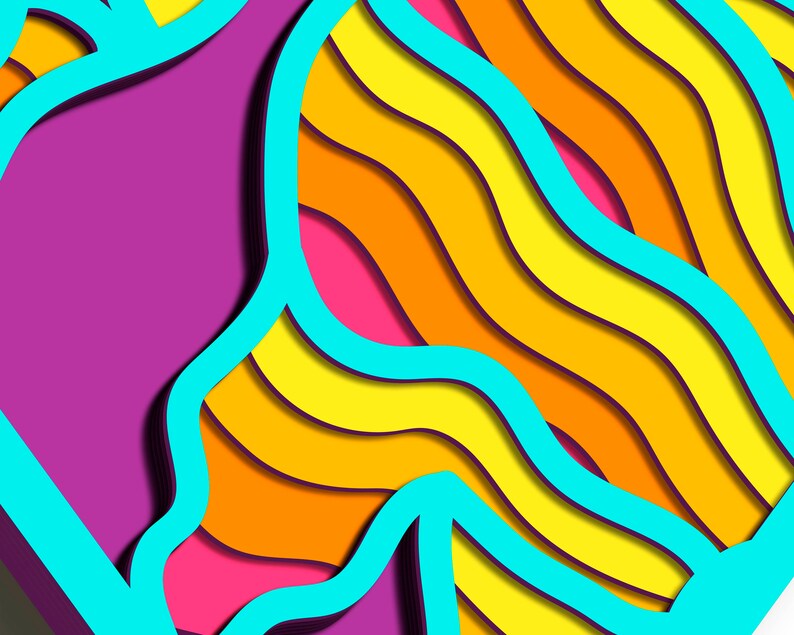 Nature Multilayer SVG/ Nature Cut File/ 3D Layer/ Plywood - Etsy