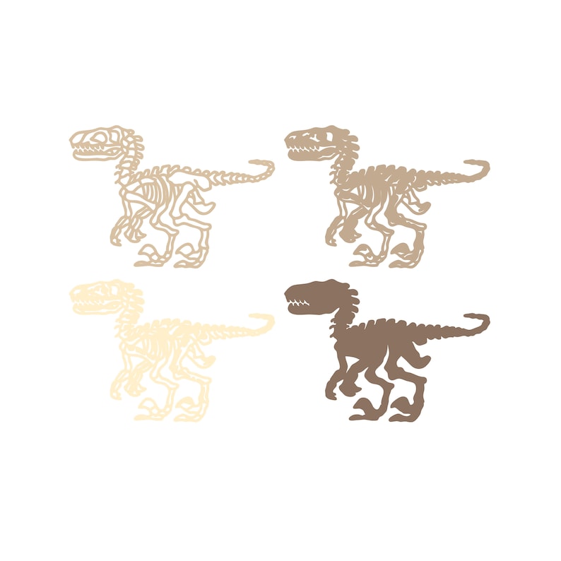 T-rex Multilayer SVG/ T-rex Cut File/ 3D Layer/ Plywood - Etsy