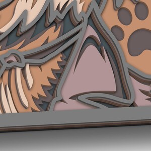 Brussels Griffon Multilayer SVG/ Brussels Griffon Cut File/ 3D Layer ...