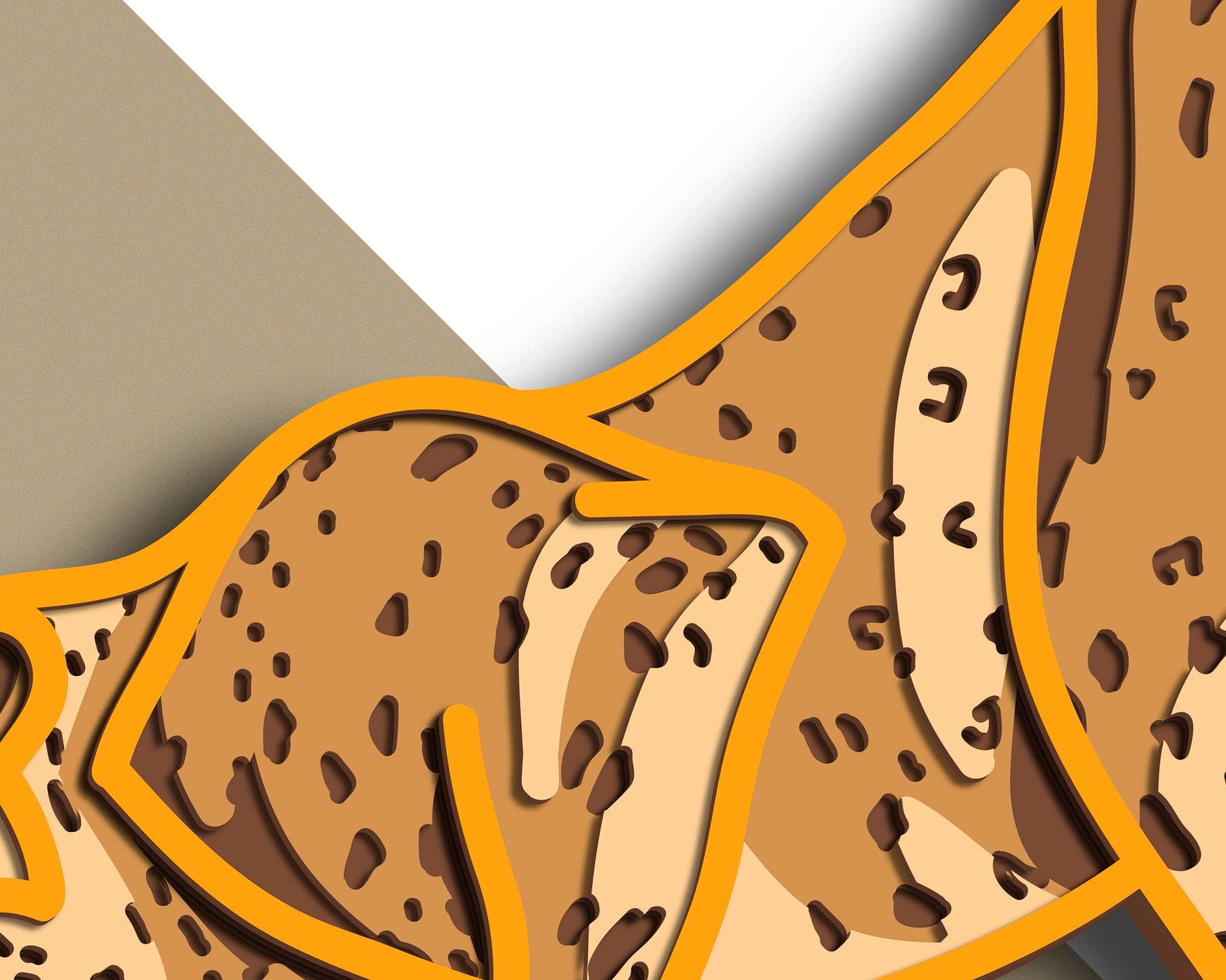 Leopard Multilayer SVG/ Leopard Cut File/ 3D Layer/ Plywood - Etsy