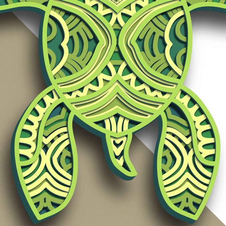 Turtle Multilayer SVG/ Turtle Cut File/ 3D Layer/ Plywood - Etsy