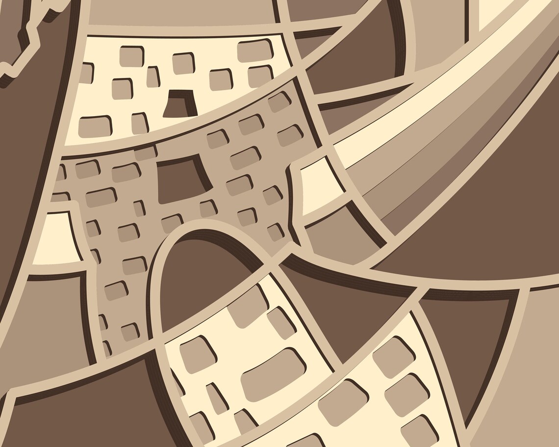 Castle Multilayer SVG/ Castle Cut File/ 3D Layer/ Plywood - Etsy