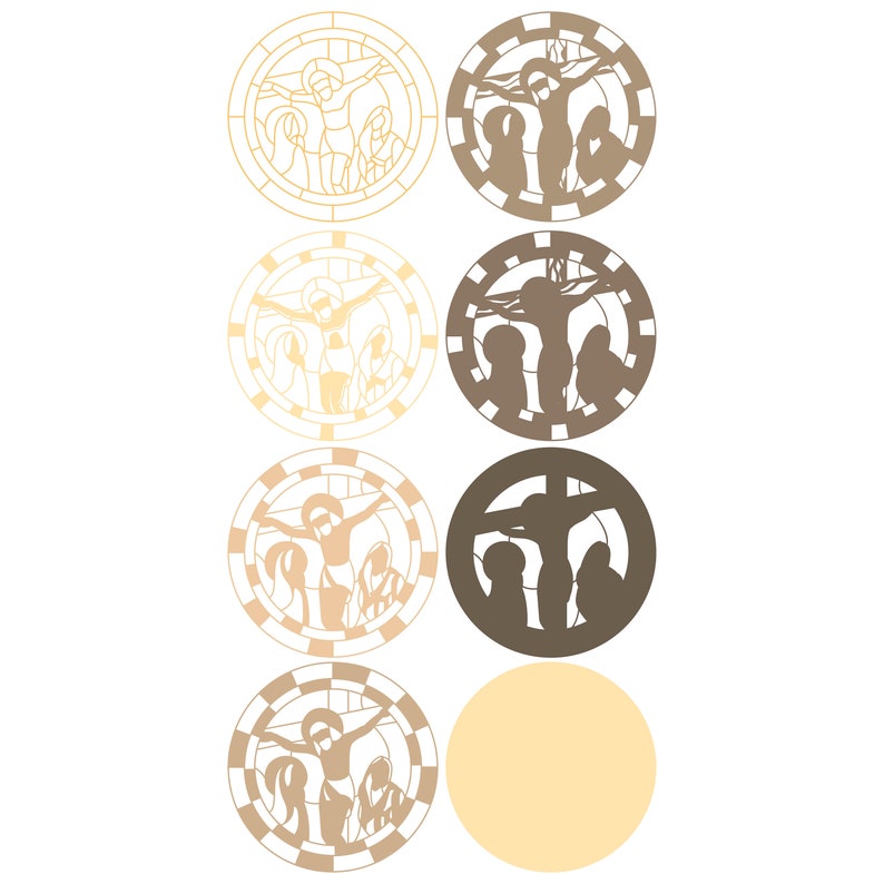 Crucifixion Jesus Multilayer SVG/ Crucifixion Jesus Cut File/ | Etsy