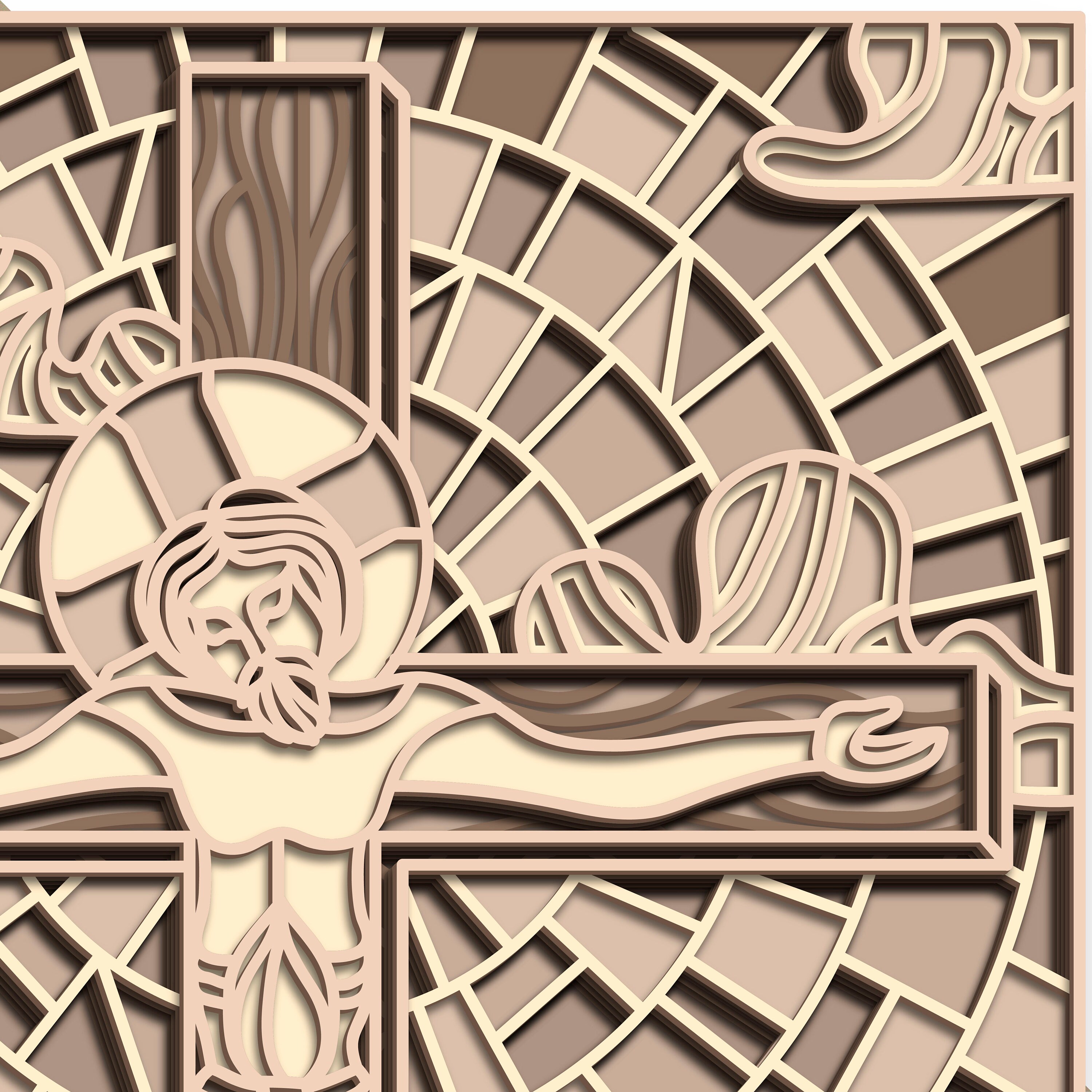Crucifixion Jesus Multilayer SVG/ Crucifixion Jesus Cut File/ - Etsy Canada