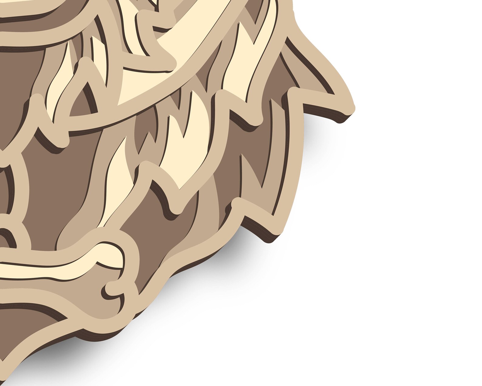 Airedale Multilayer SVG/ Airedale Cut File/ 3D Layer/ Plywood | Etsy