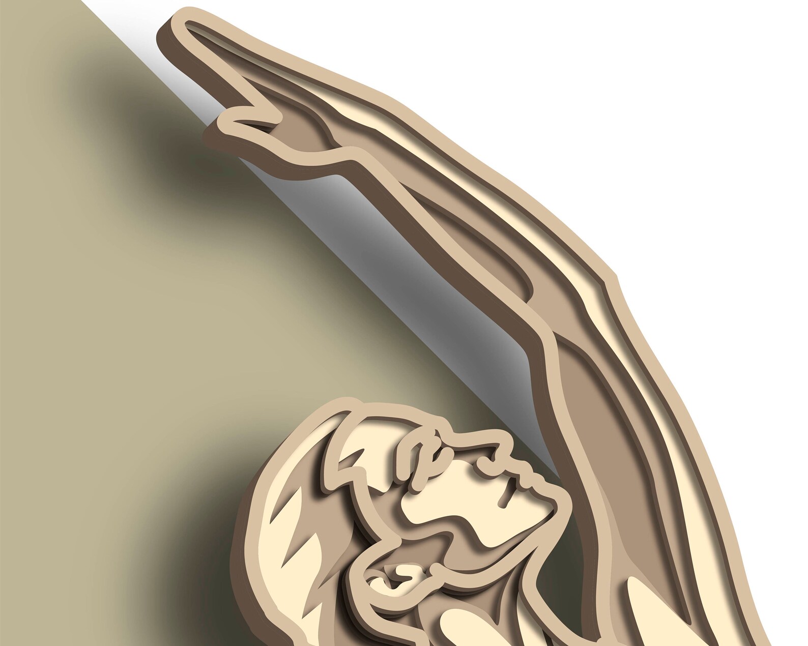 Yoga Multilayer SVG/ Yoga Cut File/ 3D Layer/ Plywood Cutting/ | Etsy