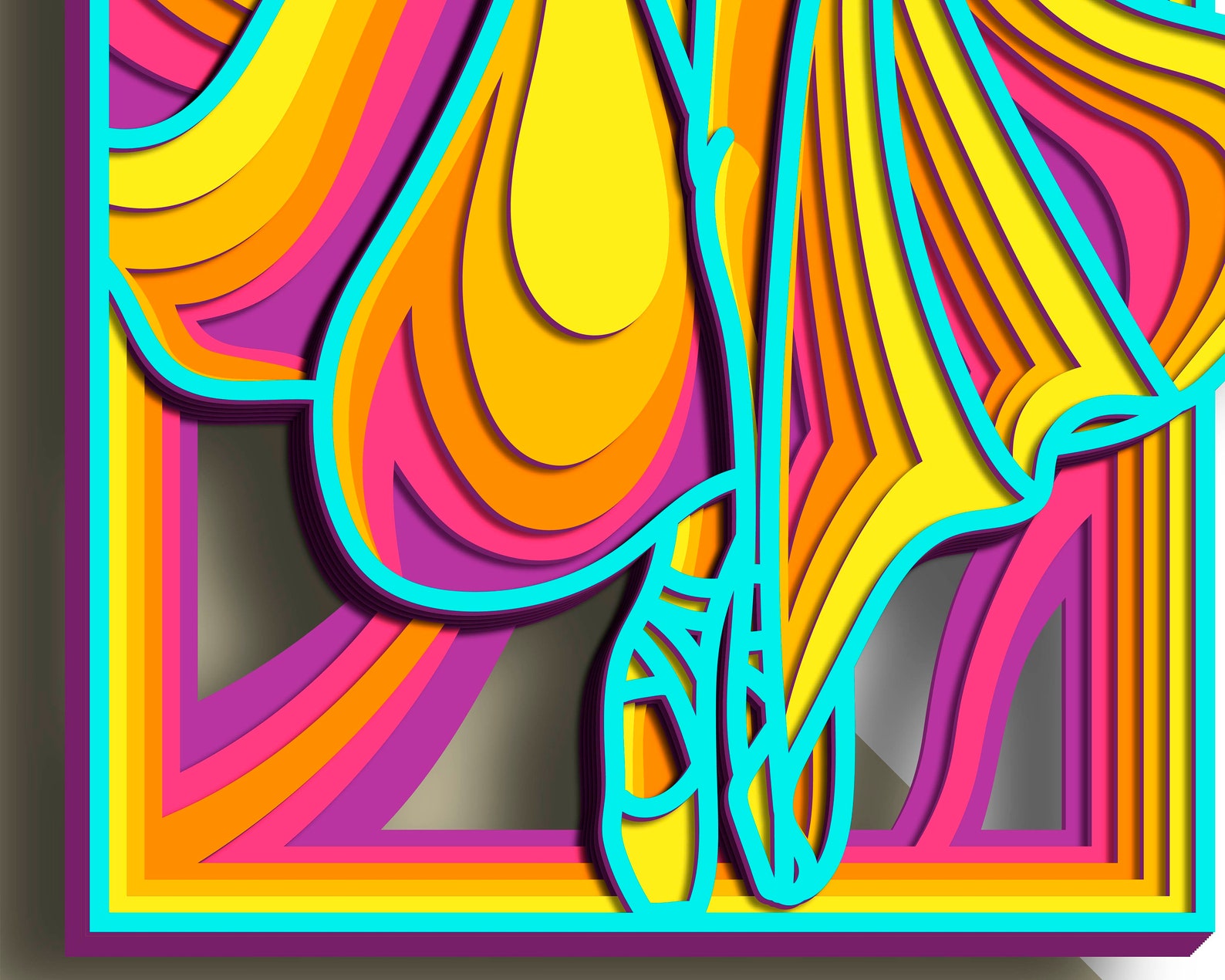 Dance Multilayer SVG/ Dance Cut File/ 3D Layer/ Plywood | Etsy