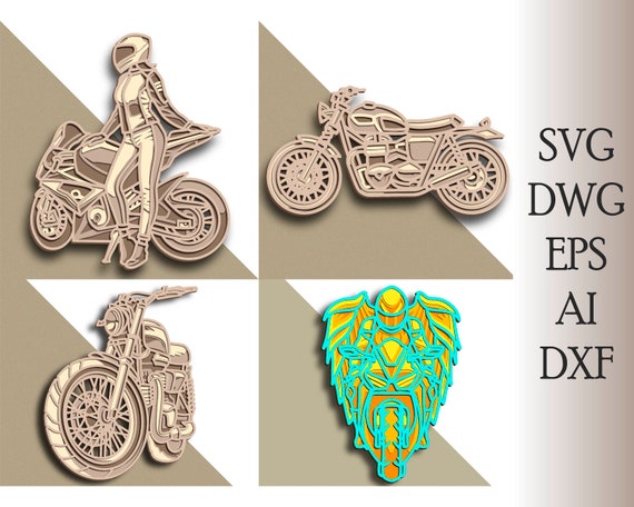 Moto Bundle Multilayer SVG/ Moto Bundle Cut File/ 3D Layer/ - Etsy