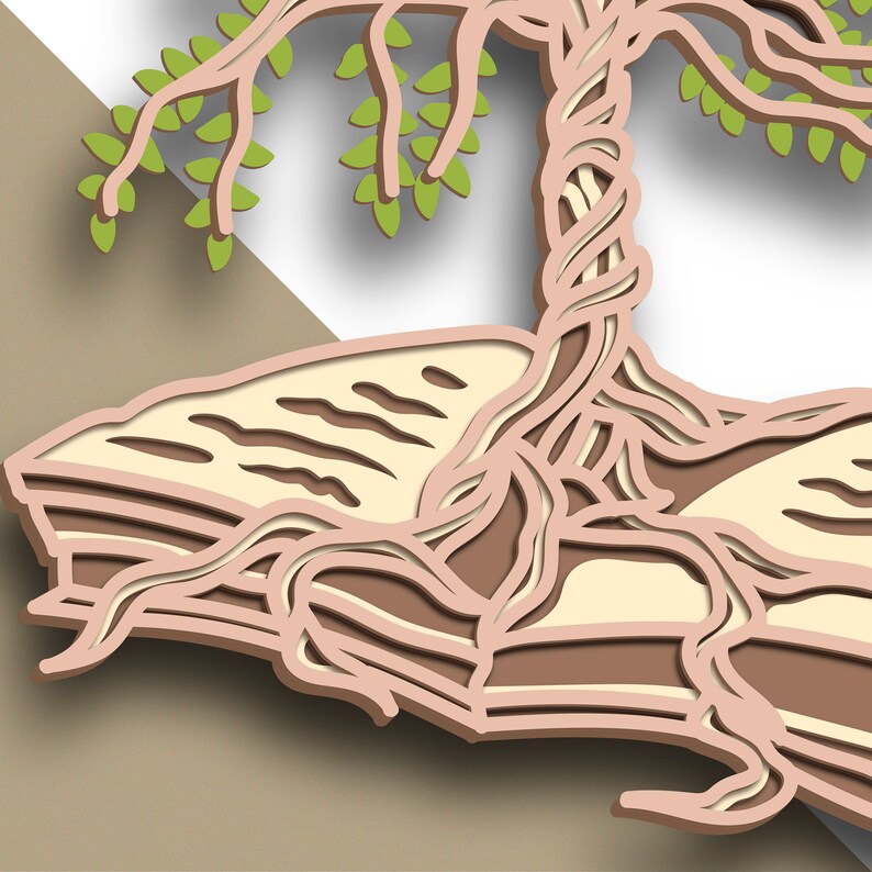 Tree of Life Multilayer SVG/ Tree of Life Cut File/ 3D Layer/ - Etsy