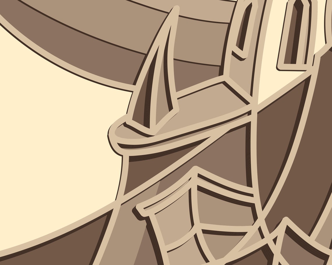 Castle Multilayer SVG/ Castle Cut File/ 3D Layer/ Plywood - Etsy