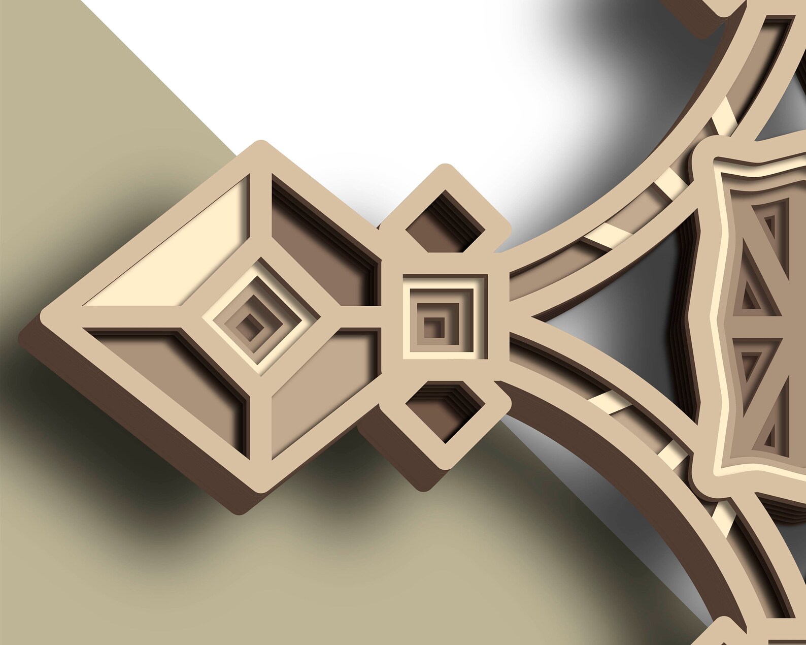 Cross Multilayer SVG/ Cross Cut File/ 3D Layer/ Plywood - Etsy