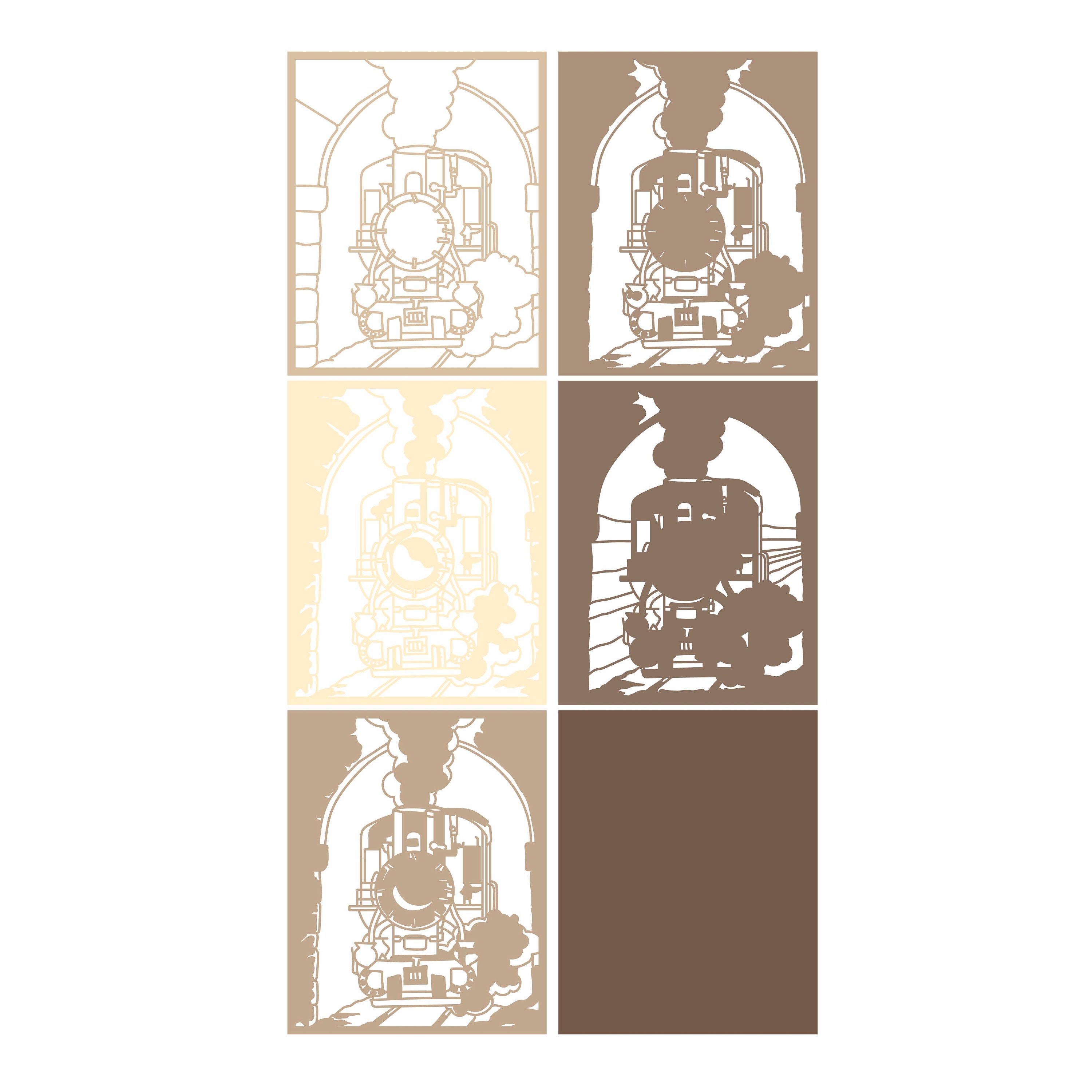 Train Multilayer SVG/ Train Cut File/ 3D Layer/ Plywood - Etsy Australia