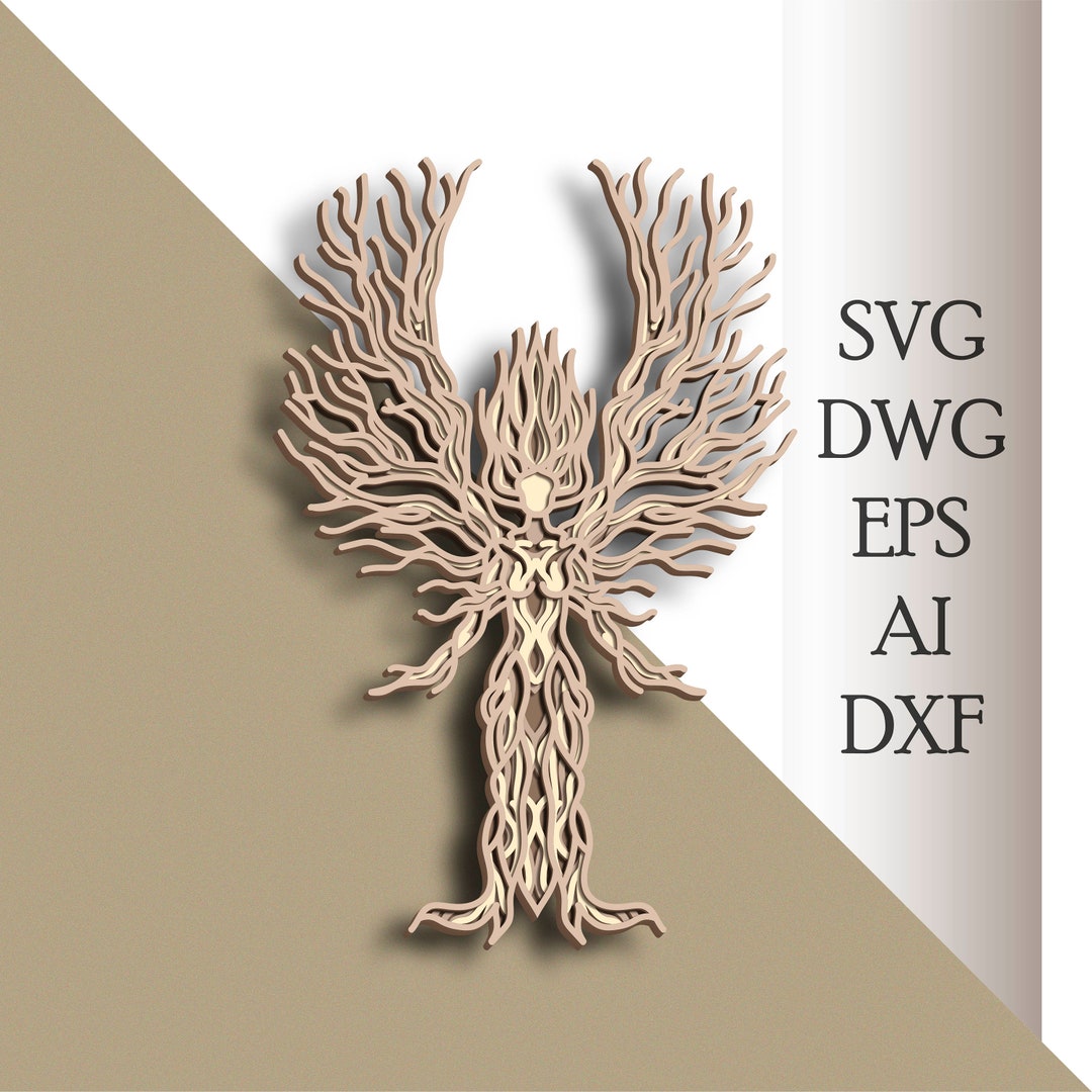 Tree of Life Multilayer SVG. Laser Cut File. Layer Construction ...