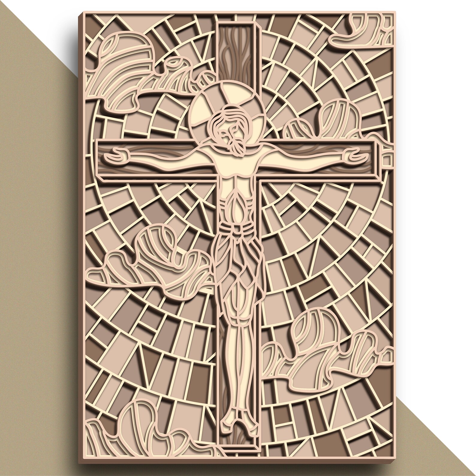 Jesus Bundle Multilayer Svg/ Jesus Bundle Cut File/ 3D Layer/ Plywood ...