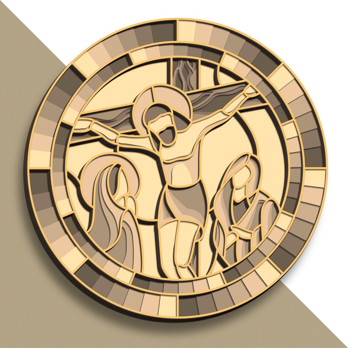 Crucifixion Jesus Multilayer SVG/ Crucifixion Jesus Cut File/ | Etsy